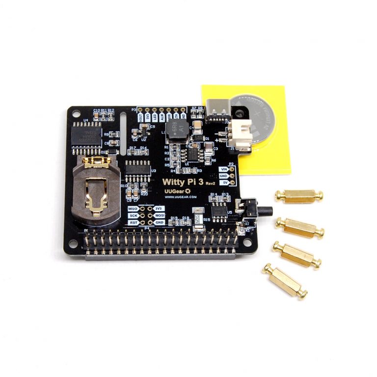 Witty Pi 3 Rev2: Realtime Clock and Power Management for Raspberry Pi ...