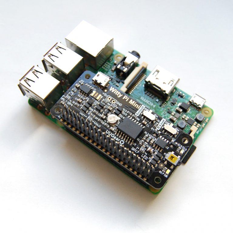 Witty Pi Mini: RTC + Power Management for Raspberry Pi – UUGear
