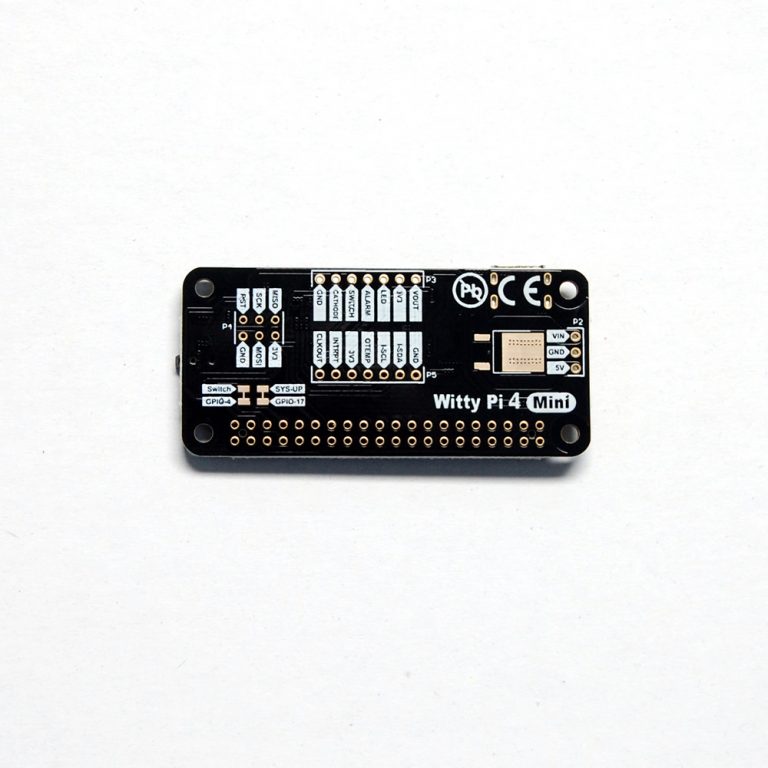 Witty Pi 4 Mini: Realtime Clock and Power Management for Raspberry Pi ...