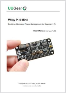Witty Pi 4 Mini: Realtime Clock and Power Management for Raspberry Pi | UUGear