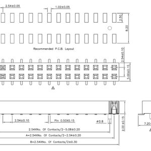 SMT 2×20 Low Profile GPIO Female Header for Raspberry Pi HAT – UUGear